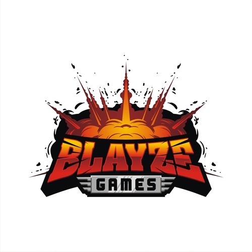 Refresh a logo for an explosive, guns blazing mobile game company ...