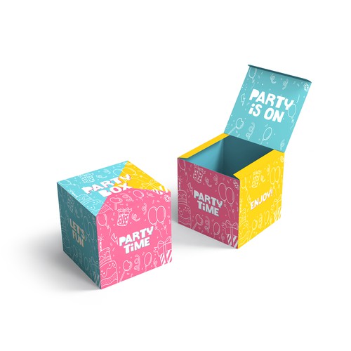 Designs | Party box | Product packaging contest