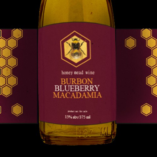 Designs | Modern clean label for craft mead | Product label contest