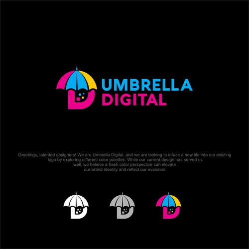 Designs | Umbrella Digital Logo Refresh: Dive into Color and Elevate ...