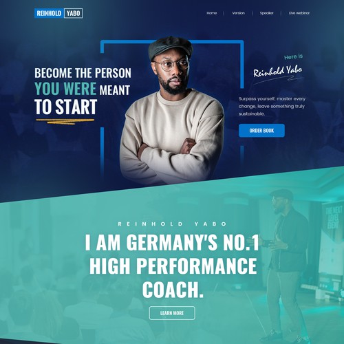 Designs | High-Performance-Coach Website | Web page design contest