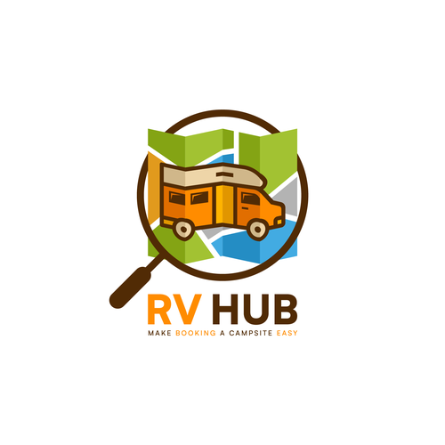 Designs | RV Hub, a campsite booking company | Logo & brand identity ...
