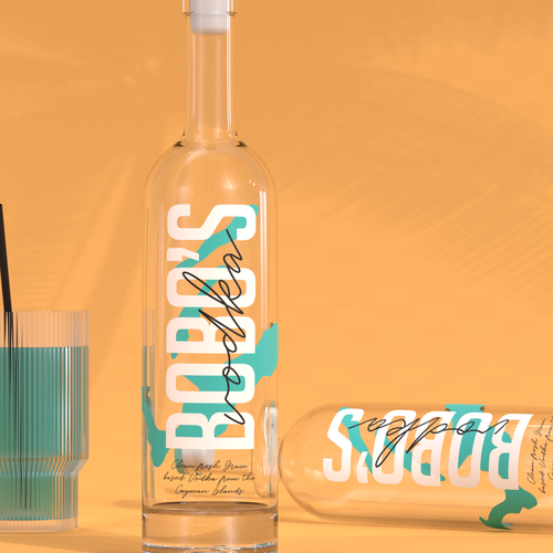 Designs | Product label for Cayman islands premium vodka | Product ...