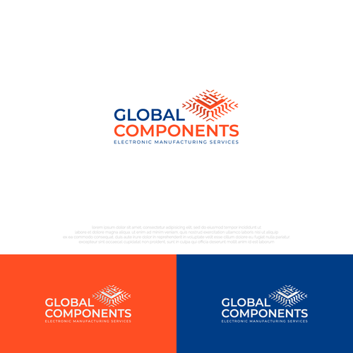 Designs | Neues Logo Global Components | Logo & brand identity pack contest