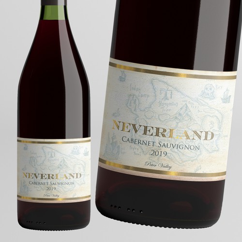Designs | Neverland wine label | Product label contest