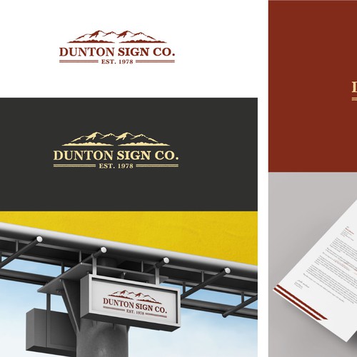 Designs | Dunton Sign Co. Logo | Logo & brand identity pack contest