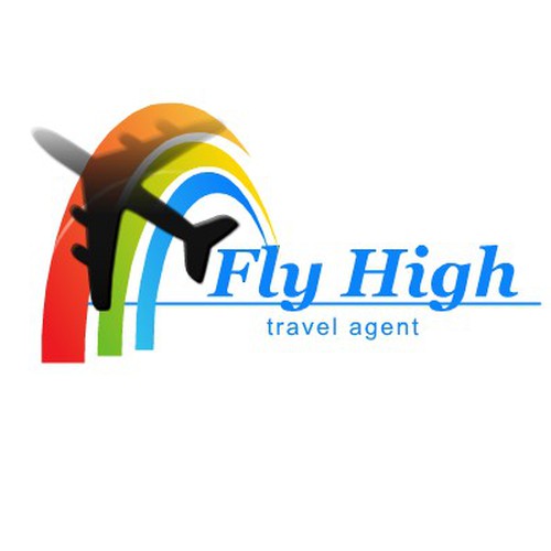 Create an outstanding logo for travel agency called Fly High. | Logo ...