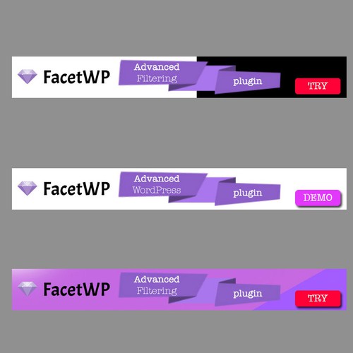 Create a 728x90 banner ad for FacetWP | Banner ad contest