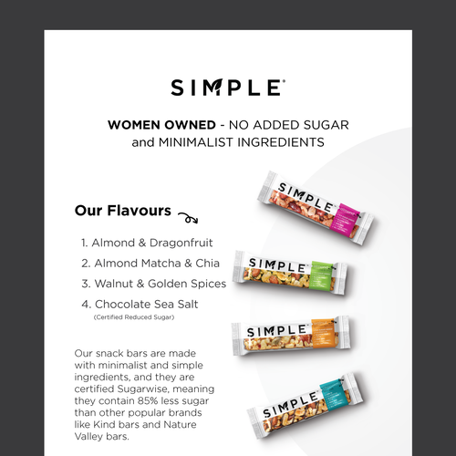 Designs | SIMPLE - Sell sheet | Brochure contest