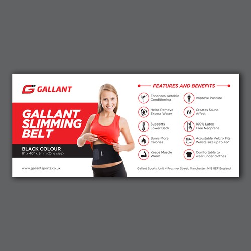 Design a Slimming Belt Inlay Card | Other business or advertising contest