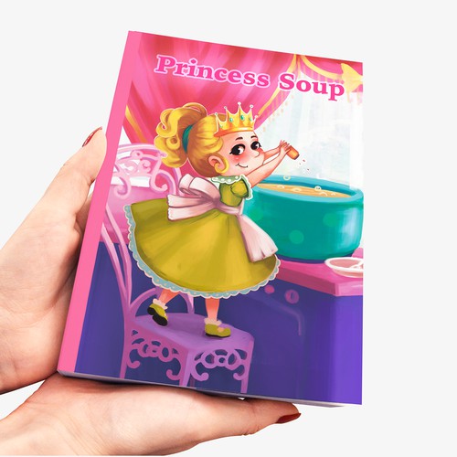 Designs | "Princess Soup" children's book cover design | Illustration ...