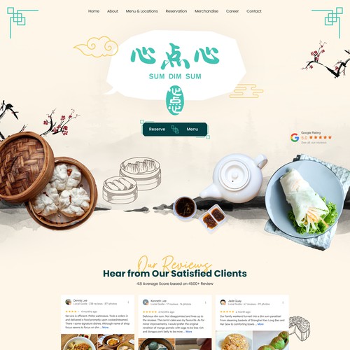 Designs | Top Authentic Chinese Restaurant Website | Web page design ...