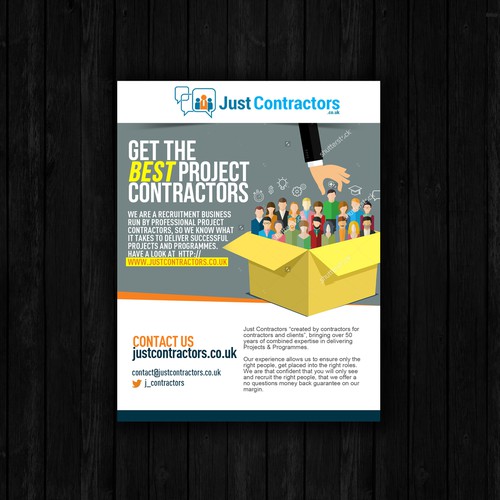 A flyer for my business - Just Contractors | Postcard, flyer or print ...