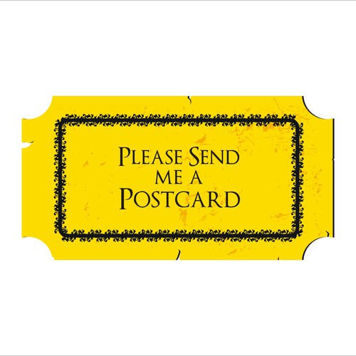 Please send me a postcard | Logo design contest