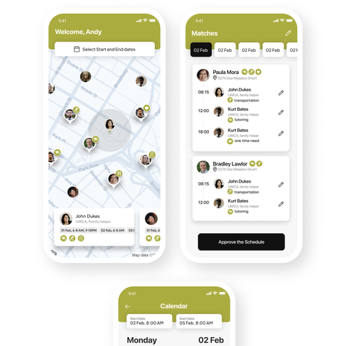 Designs | Volunteer App for Child Welfare and Family Advocacy | App ...