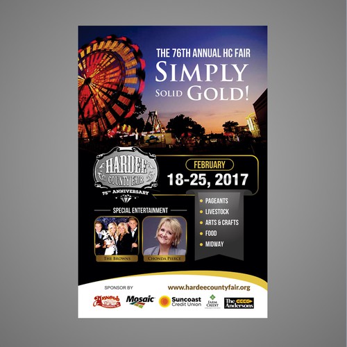 Hardee County Fair Where We Are Simply Solid Gold | Postcard, flyer or ...