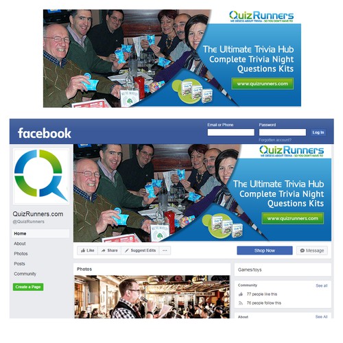 Facebook Cover for Trivia Website | Facebook cover contest