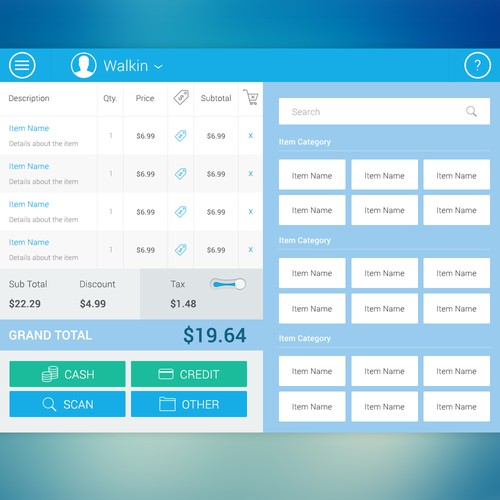 Design Next Generation Point of Sale (POS) Mobile App! | App design contest