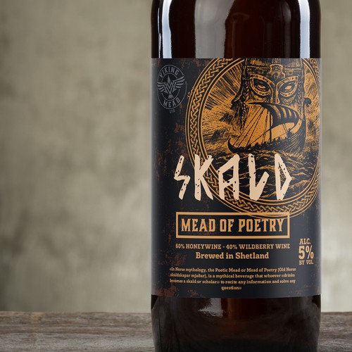 Create a label for our brewery's very first bottle of Mead! | Product ...