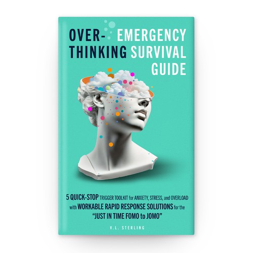 Designs | THE Overthinking Emergency Survival Guide | Book cover contest