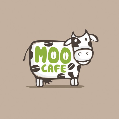 Designs | Moo Cafe wants your help to create a cute logo for our cafe ...