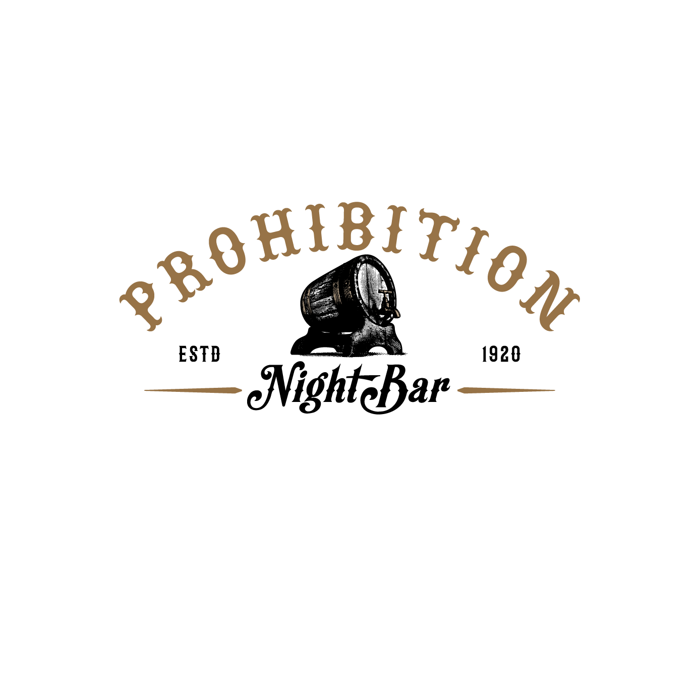 Prohibition Logos - Free Prohibition Logo Ideas, Design & Templates