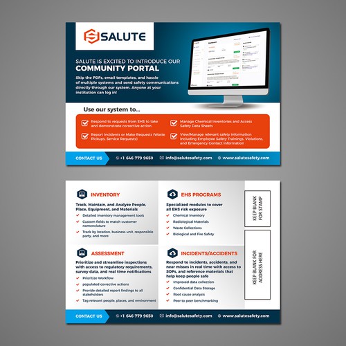 Designs | Design a postcard advertisement for an innovative safety ...