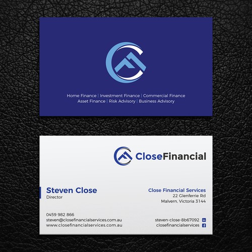 Finance business card | Business card contest | 99designs