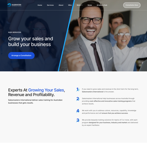 Designs | Create an engaging website for a world leading sales ...