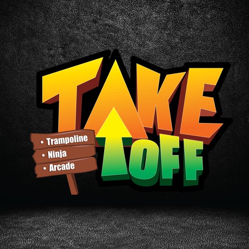 Create a bold, catchy, and cool logo for Take Off Trampoline Park ...