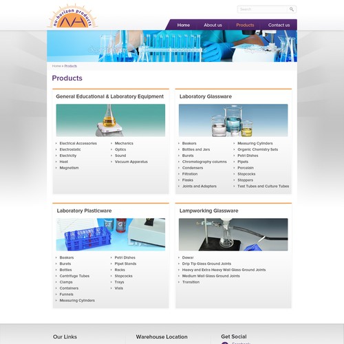 Create a winning website for scientific laboratory equipment ...