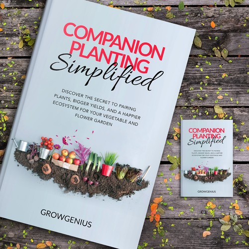 Designs | Companion planting book cover that grabs attention and ...