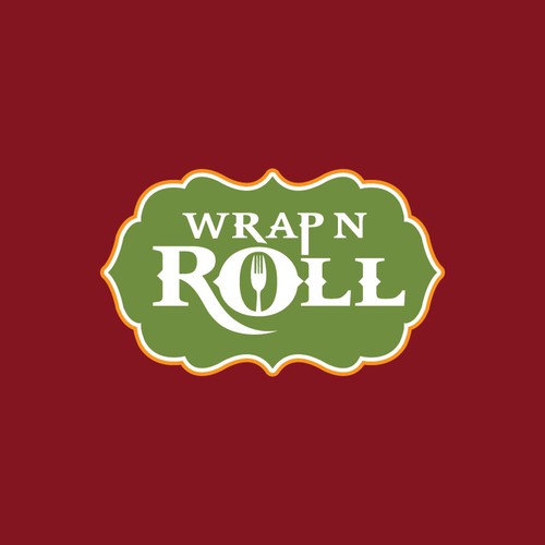 HAVE FUN creating a logo for WRAP N ROLL food tuck and then do MORE ...