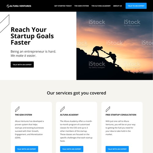 Designs | Altura.com Website Redesign | Web page design contest