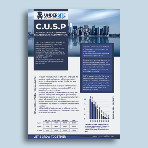 Designs | Company Stock Grant Plan Infographic Flyer/document ...
