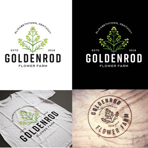 Fresh cut flower farm needs a masculine logo | Logo design contest