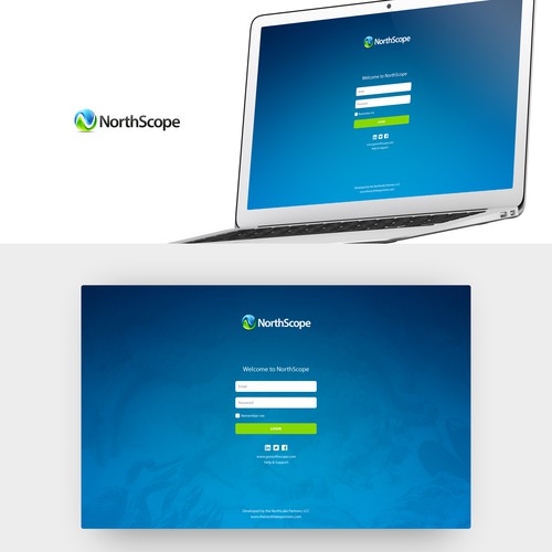 NorthScope Software Login Page | Other design contest