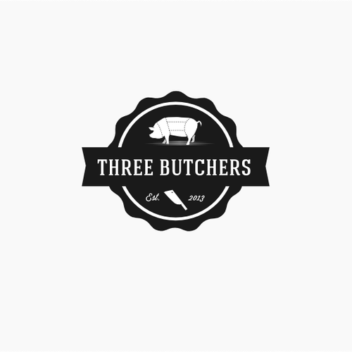 Three Butchers needs a new logo | Logo design contest
