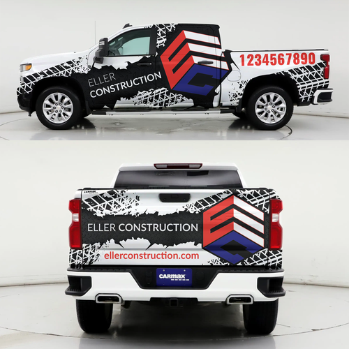 Designs | Big Lifted Truck Eye Catching Construction Design | Car ...