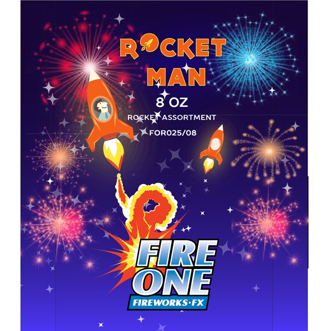 Create an exciting playful package for Rocket Fireworks! | Product ...