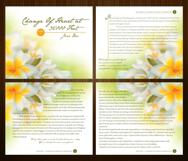 Interior Book Design (4 page spread) for New Women’s Devotional | Print ...