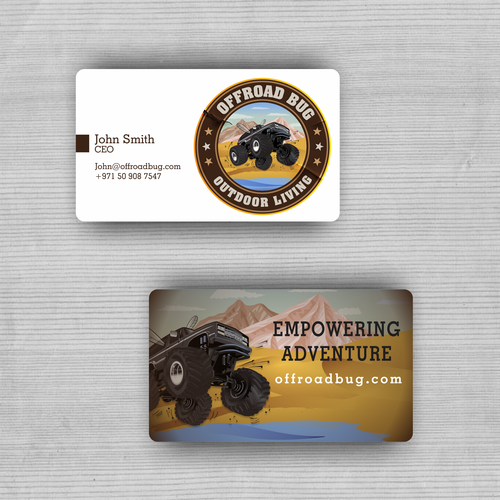 Outdoor Adventure Co. Business Cards | Business card contest