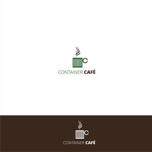 Create a branding package for a converted shipping container cafe ...