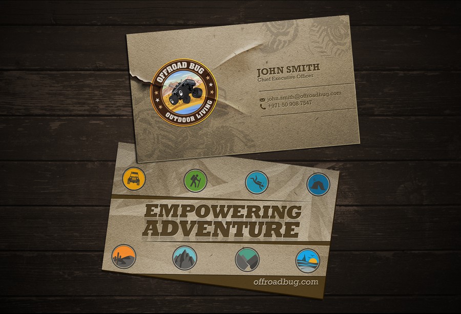 Outdoor Adventure Co. Business Cards | Business card contest