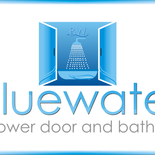 Blue Water Shower Door and Bath Co. needs a new logo | Logo design contest