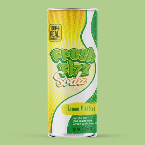 Designs | Fresh Fizz Soda Label | Product packaging contest