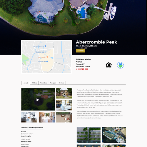 Designs | Real Estate Property Page Design | Landing page design contest
