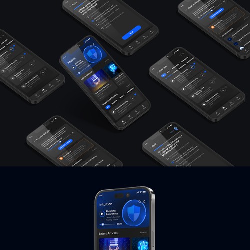Designs | UI/UX Redesign for Cybersecurity Learning App – Intuition (4 ...