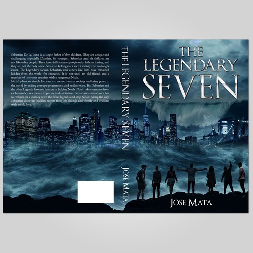 Designs | The Legendary Seven | Book cover contest