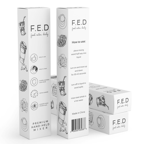 Unique, Modern & Fun kitchen brand packaging | Product packaging contest